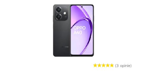 Smartfon OPPO A40 4/128GB 6,67" 90Hz 50Mpix Czarny - Opinie, Cena - RTV ...