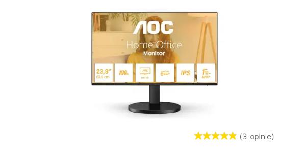 Monitor AOC 24B3HA2 23,8" Full HD IPS 100Hz 1ms MPRT - Opinie, Cena ...