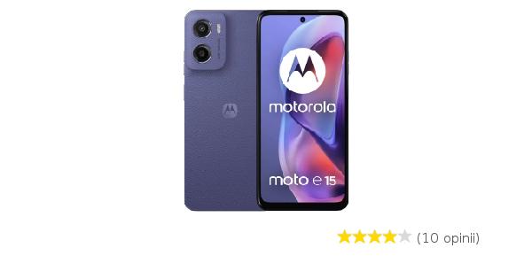 Smartfon Motorola moto e15 2/64GB 6,67" 90Hz 32Mpix Lawendowy - Opinie, Cena - RTV EURO AGD