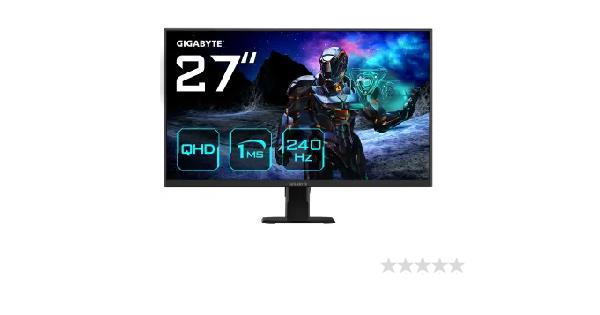 Monitor Gigabyte GS27Q X 27" 2K Super Speed IPS 240Hz 1ms MPRT ...