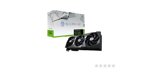 Karta graficzna MSI GeForce RTX 5080 Suprim SOC 16GB GDDR7 256bit DLSS ...