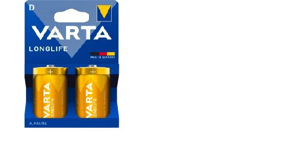Baterie VARTA LR20 Longlife 2szt. - Opinie, Cena - RTV EURO AGD