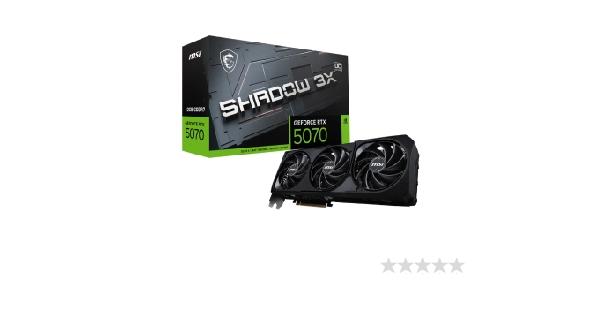 Karta graficzna MSI GeForce RTX 5070 SHADOW 3X OC 12GB GDDR7 192bit ...