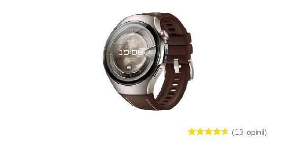 Smartwatch Huawei Watch 5 Classic Funkcje AI 46mm LTE Brązowy - Opinie ...