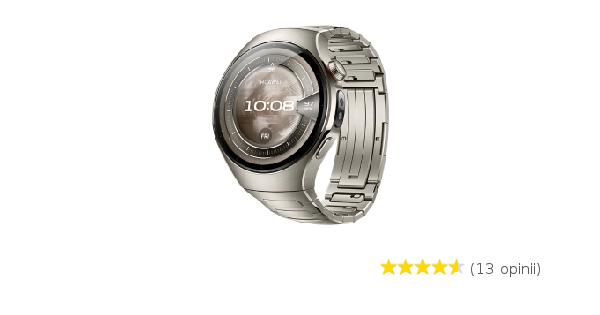 Smartwatch Huawei Watch 5 Elite Funkcje AI 46mm LTE Srebrny - Opinie ...