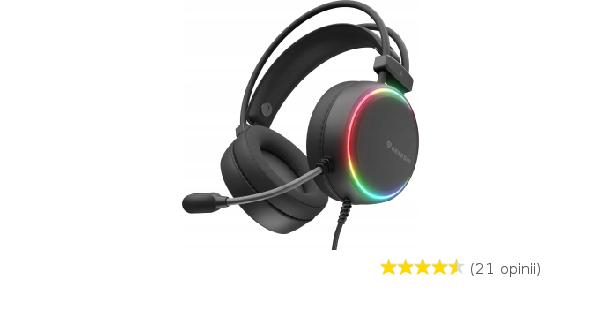 Słuchawki przewodowe z mikrofonem Genesis Neon 613 G2 RGB Nauszne ...