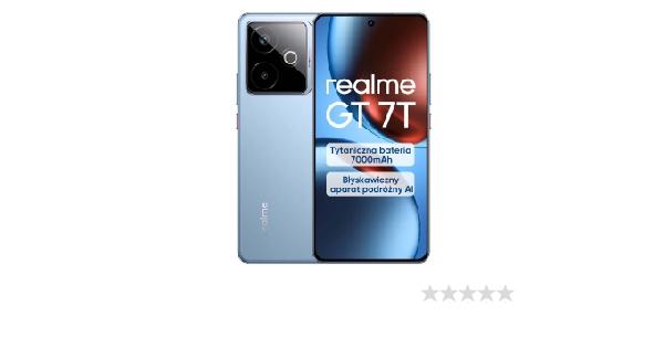Smartfon realme GT 7T 12/256GB Funkcje AI 6,8" 120Hz 50Mpix Niebieski - Opinie, Cena - RTV EURO AGD