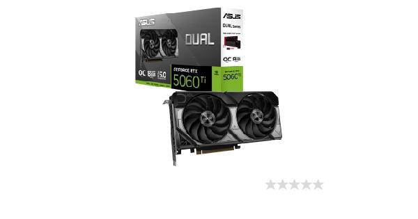 Karta graficzna ASUS Dual GeForce RTX 5060 Ti OC Edition 8GB GDDR7 ...