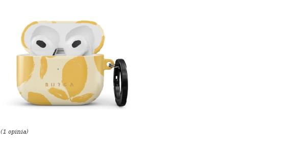 Etui na słuchawki Burga Case Lemon Tart do AirPods 4 - Opinie, Cena ...
