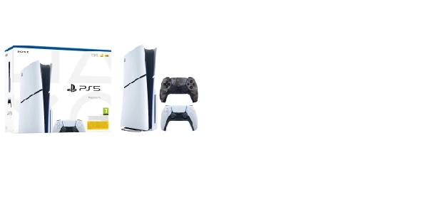 Sony PlayStation 5 Slim E Chassis (PS5) 1TB z napędem + Dodatkowy Pad ...
