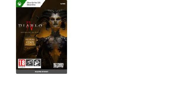 Diablo IV Edycja Ultimate [kod aktywacyjny] Gra na Xbox Series X/S ...